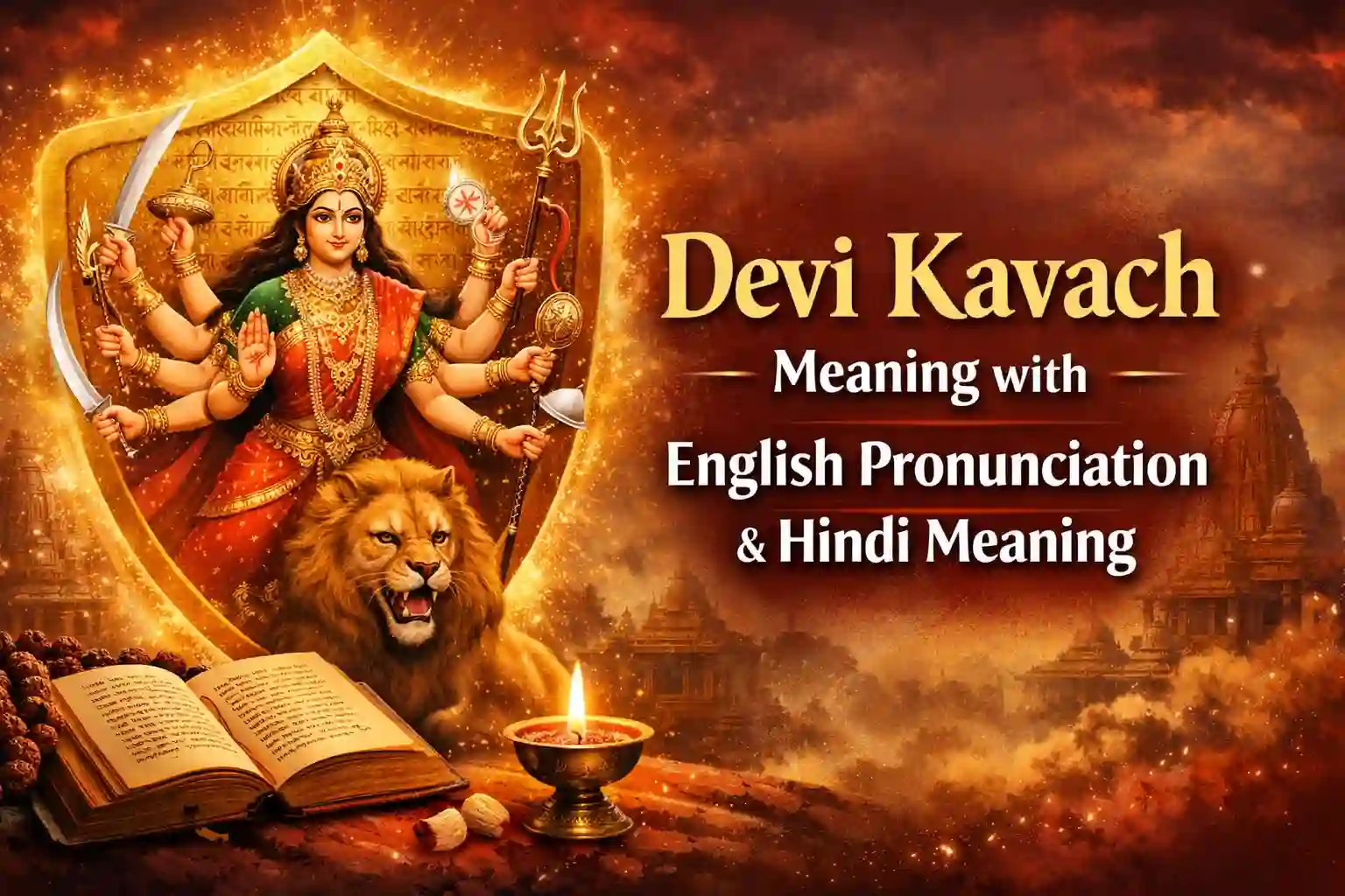 Devi Kavach Meaning for Beginners (Pronunciation & Hindi)